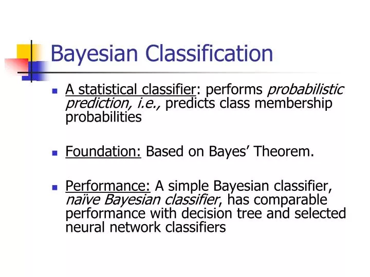 PPT - Bayesian Classification PowerPoint Presentation, free download ...