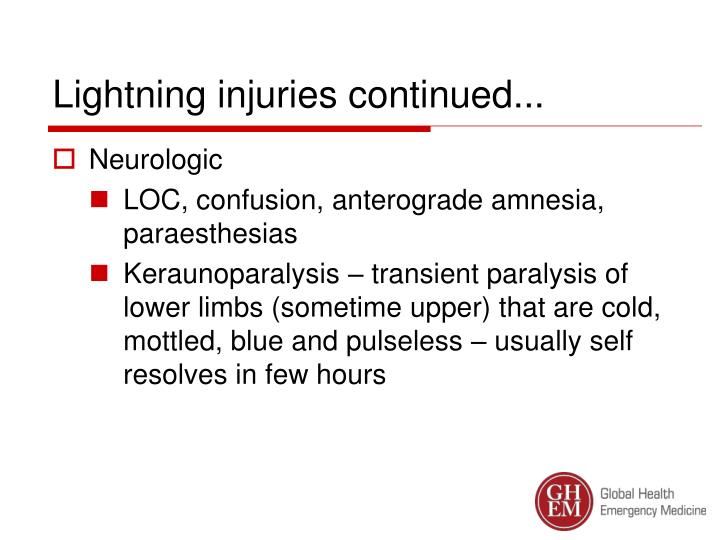 PPT - Electrical Injuries PowerPoint Presentation - ID:6119293