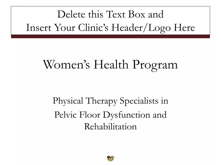 PPT - Women’s Health Program PowerPoint Presentation, free download ...