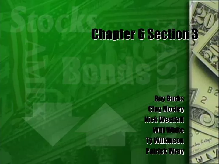PPT - Chapter 6 Section 3 PowerPoint Presentation, free download - ID:6121415