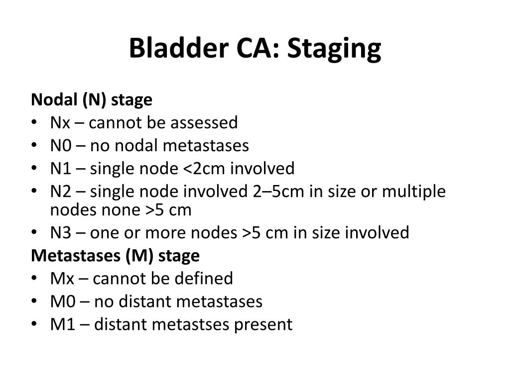 PPT - Urothelial CA: Cancers of the Bladder, Ureter, and Renal Pelvis ...