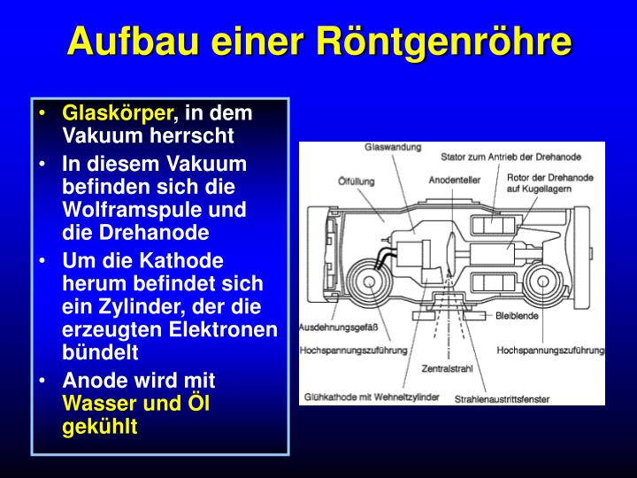 PPT - Von der Röntgenstrahlung zum Bild PowerPoint Presentation - ID ...