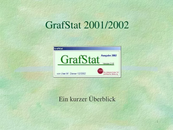 PPT - GrafStat 2001/2002 PowerPoint Presentation, free download - ID ...