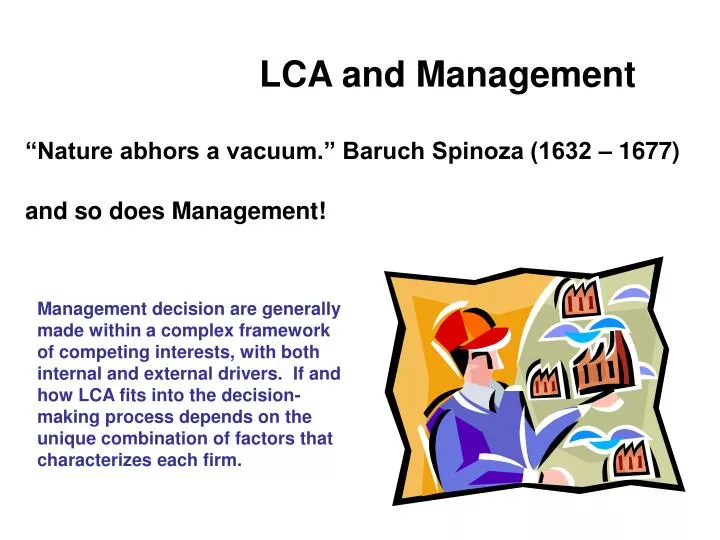 PPT - LCA and Management PowerPoint Presentation, free download - ID ...