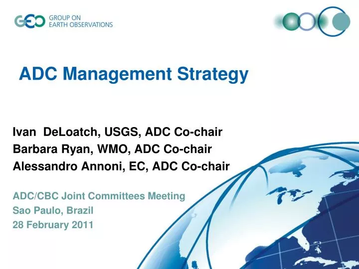 PPT - ADC Management Strategy PowerPoint Presentation, free download ...