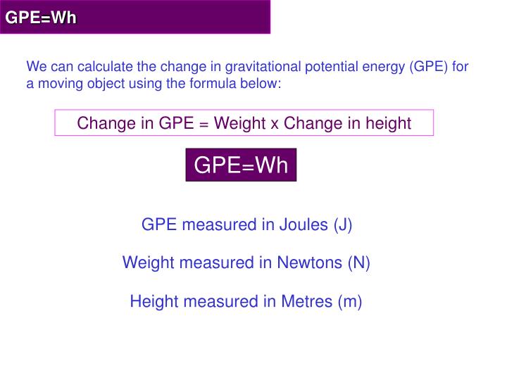 PPT - KS4 Kinetic and Potential energy PowerPoint Presentation - ID:6124486
