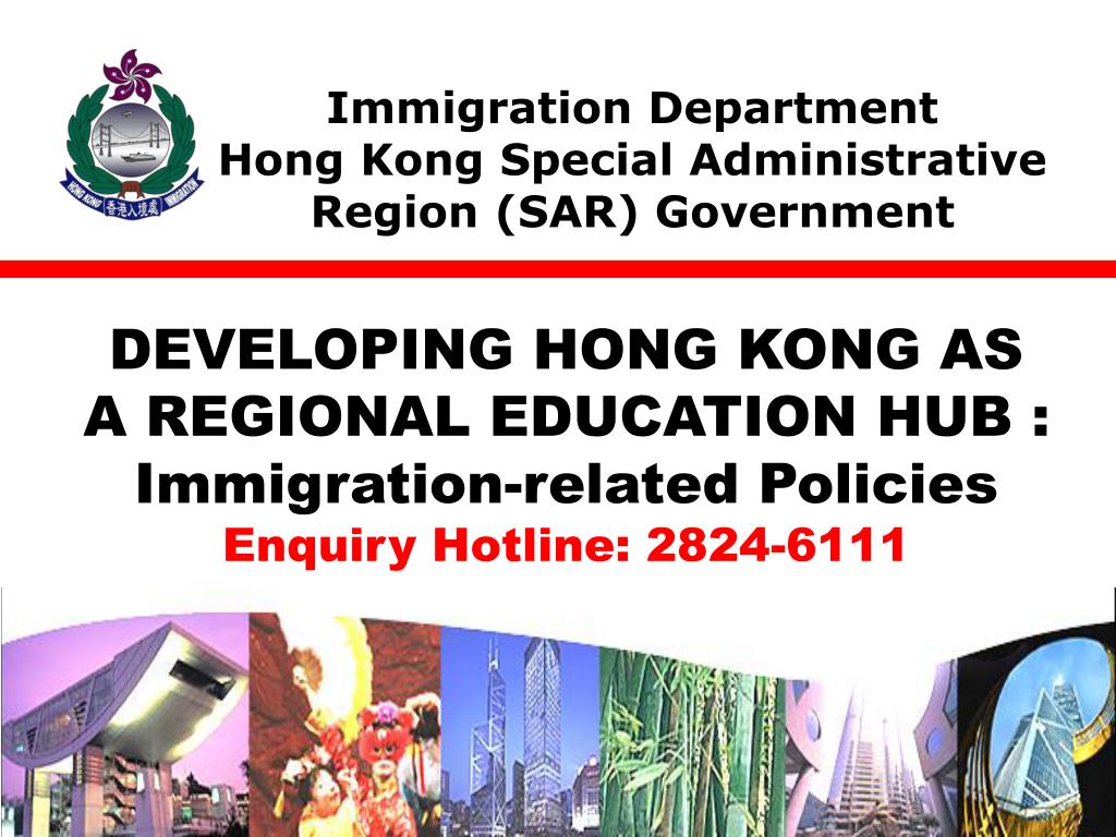 PPT - Immigration Department Hong Kong Special Administrative Region ...