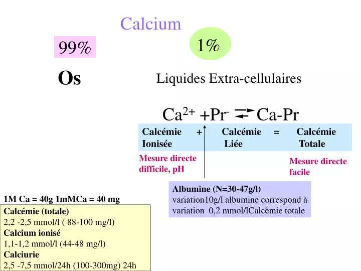 PPT - Calcium PowerPoint Presentation, free download - ID:6125715