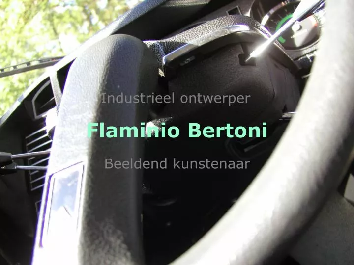 PPT - Flaminio Bertoni PowerPoint Presentation, free download - ID:6126502