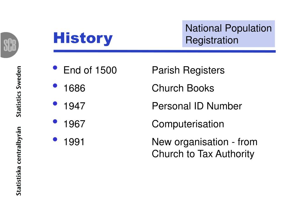 PPT - Total Population Register (TPR) New Possibilities - Better ...