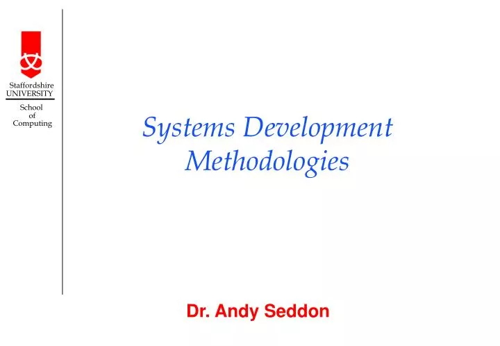 PPT - Systems Development Methodologies PowerPoint Presentation, free ...