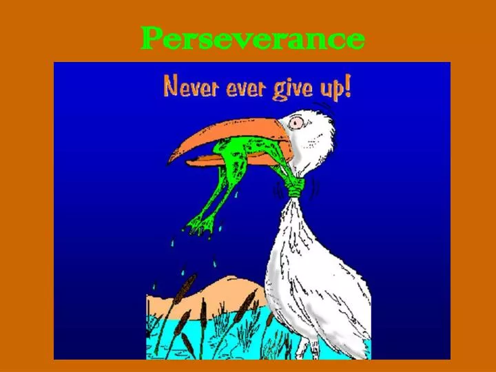 PPT - Perseverance PowerPoint Presentation, free download - ID:6127091