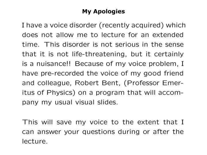 PPT - My Apologies PowerPoint Presentation, free download - ID:6127392