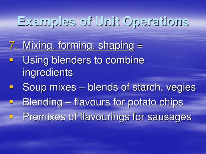 PPT - Unit Operations PowerPoint Presentation - ID:6128074