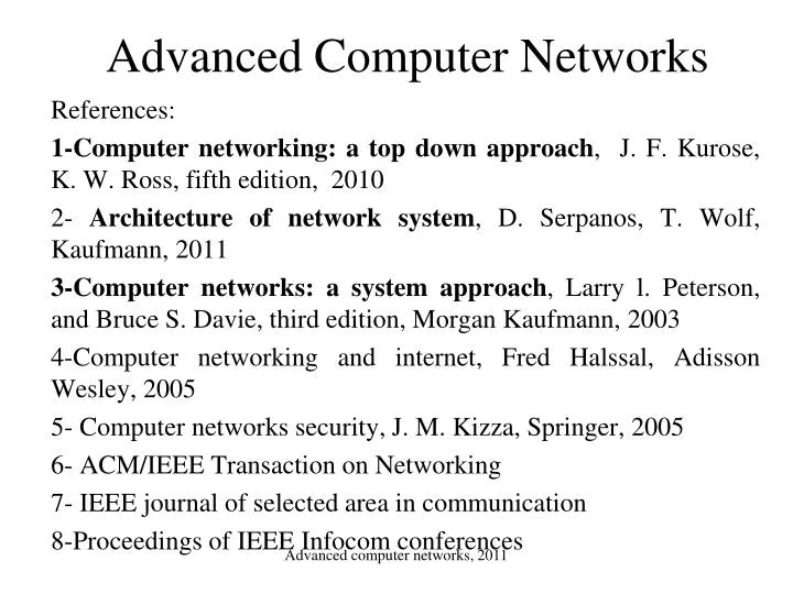 PPT - Advanced Computer Networks PowerPoint Presentation, free download ... PPT - Advanced Computer Networks PowerPoint Presentation, free download ...
