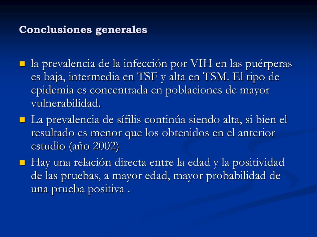 PPT - Estudios de prevalencia y comportamiento. VIH sida y sífilis ...