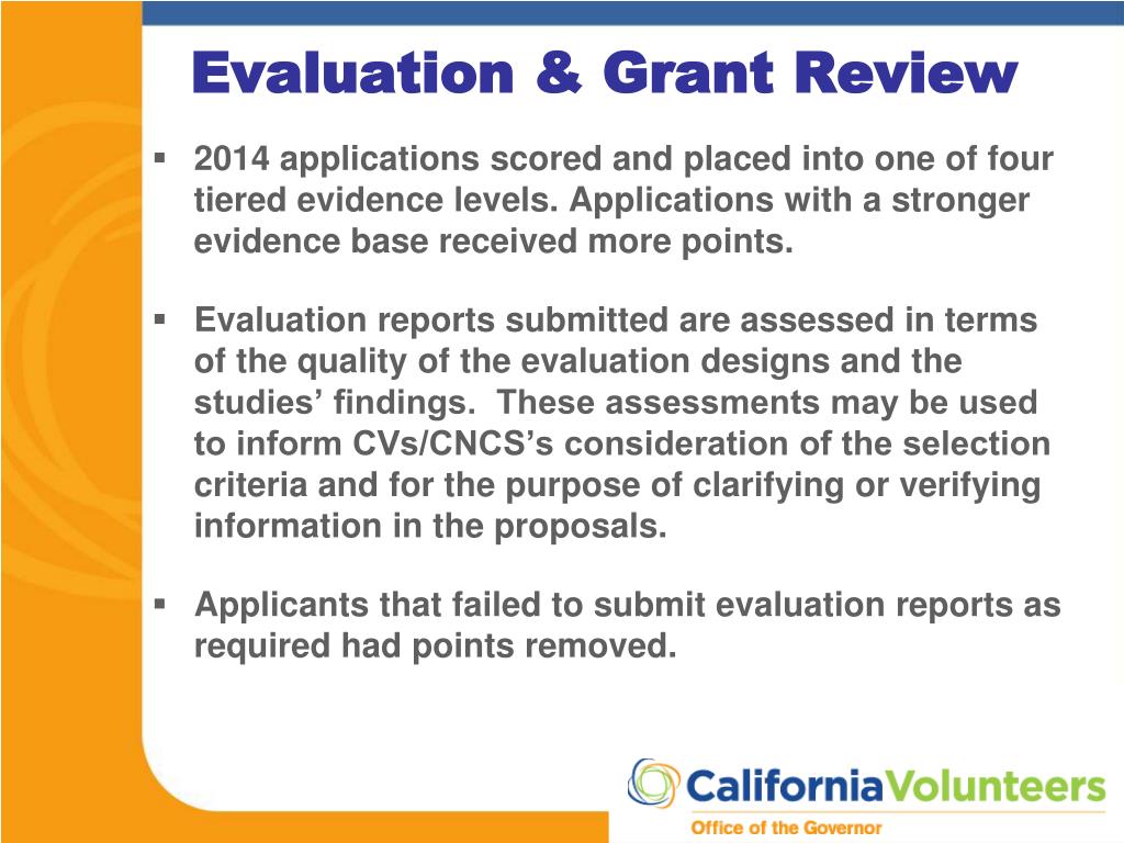 PPT - AmeriCorps Grantee Training Evaluation and Research September 11 ...
