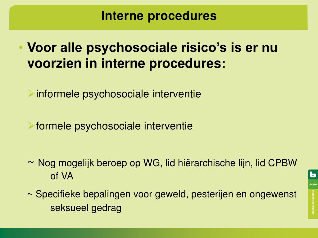 PPT - Psychosociale risico’s op het werk PowerPoint Presentation, free ...