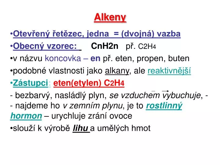 PPT - Alkeny PowerPoint Presentation, free download - ID:6133635