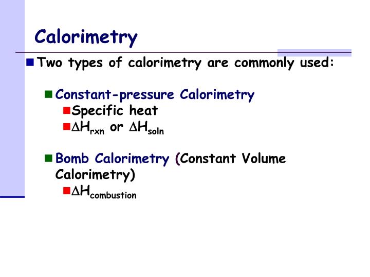 PPT - Calorimetry PowerPoint Presentation - ID:6133898