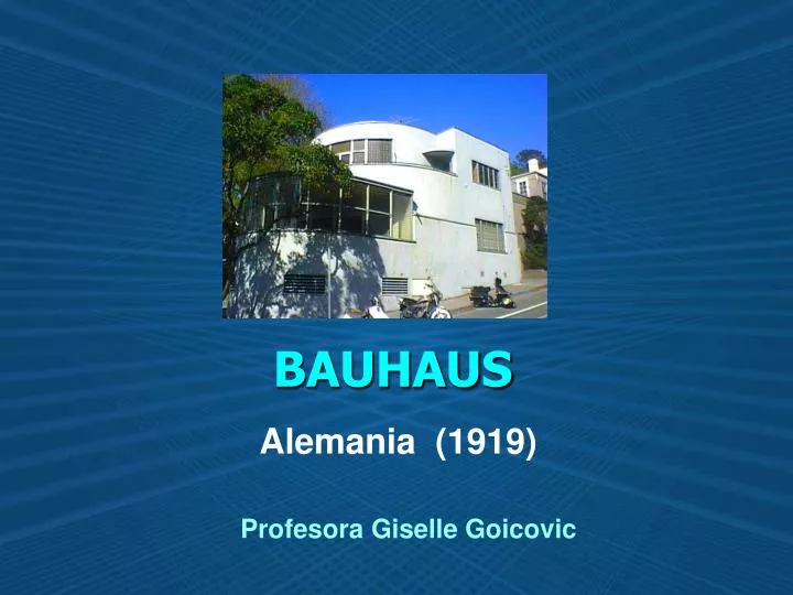PPT - BAUHAUS PowerPoint Presentation, free download - ID:6134334