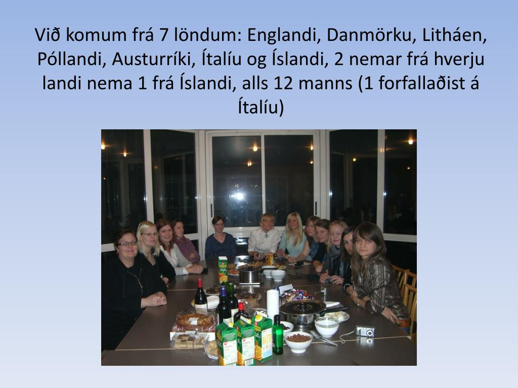 PPT - Við hituðum fyrst upp í London yfir helgi PowerPoint Presentation ...