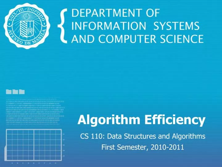 PPT - Algorithm Efficiency PowerPoint Presentation, free download - ID ...