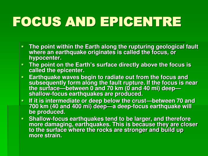 PPT - EARTHQUAKE PowerPoint Presentation - ID:6136253