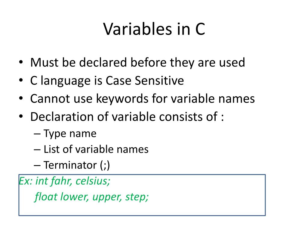 PPT Introduction To C Language PowerPoint Presentation Free Download 