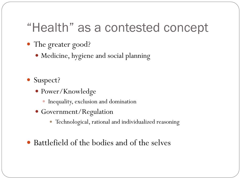 PPT - Health Promotion and the Personal Conduct of (Everyday) Life ...