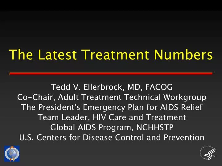 PPT - The Latest Treatment Numbers PowerPoint Presentation, free ...