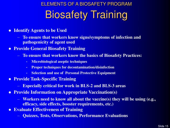 PPT - Biosafety in the Workplace PowerPoint Presentation - ID:6139996