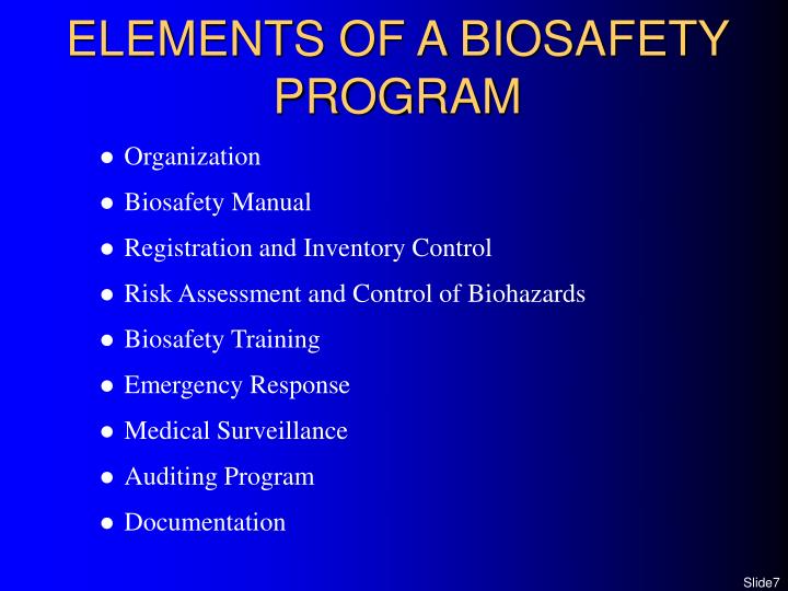 PPT - Biosafety in the Workplace PowerPoint Presentation - ID:6139996