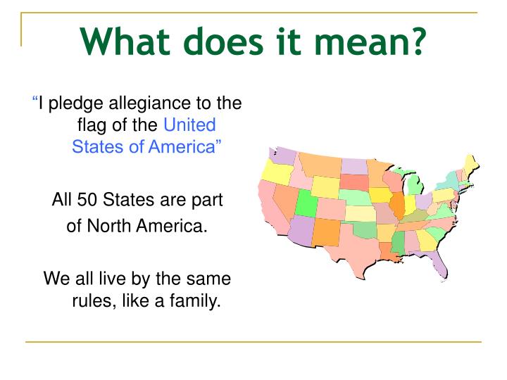 PPT - The Pledge of Allegiance PowerPoint Presentation - ID:6140193