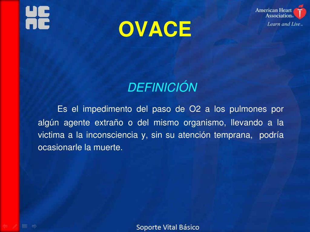 PPT - OVACE OBSTRUCCIÓN DE LA VÍA AÉREA POR CUERPO EXTRAÑO PowerPoint ...