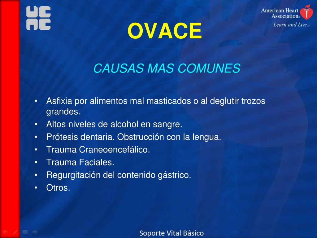 PPT - OVACE OBSTRUCCIÓN DE LA VÍA AÉREA POR CUERPO EXTRAÑO PowerPoint ...