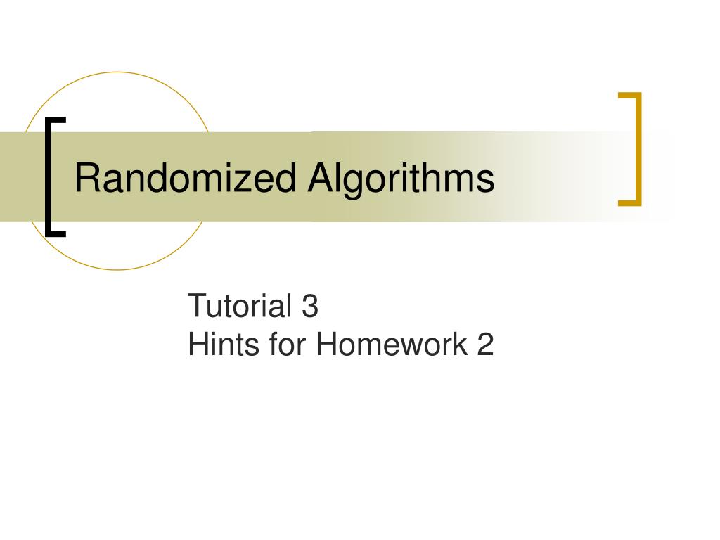 PPT - Randomized Algorithms PowerPoint Presentation, free download - ID ... PPT - Randomized Algorithms PowerPoint Presentation, free download - ID ...