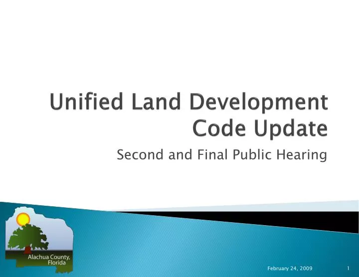 PPT - Unified Land Development Code Update PowerPoint Presentation ...