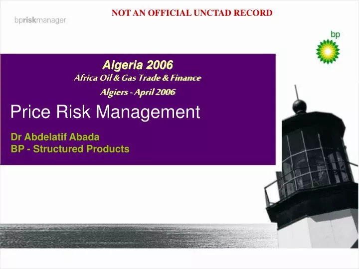 PPT - Price Risk Management PowerPoint Presentation, free download - ID ...