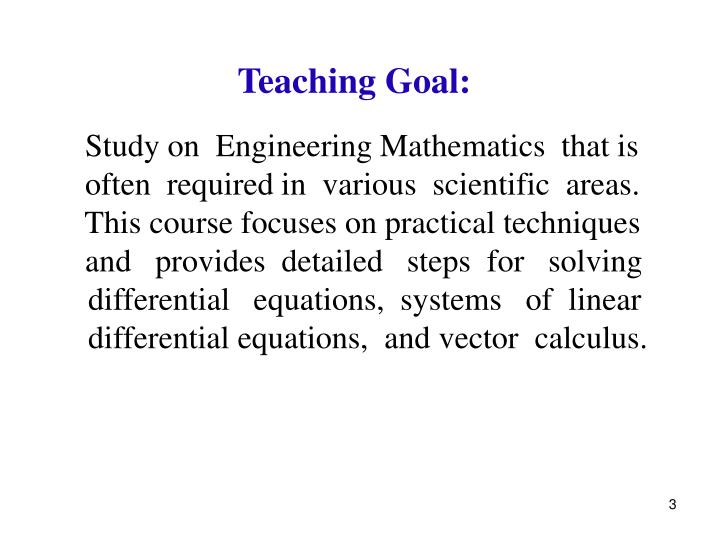 PPT - Engineering Mathematics PowerPoint Presentation - ID:6144283