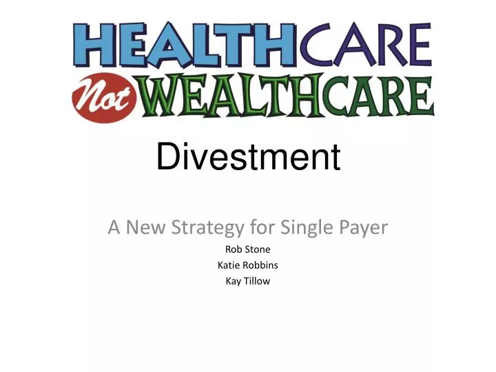 PPT - Divestment PowerPoint Presentation, free download - ID:6145881