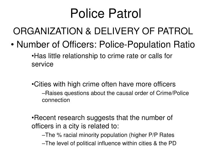PPT - Police Patrol PowerPoint Presentation - ID:6146282