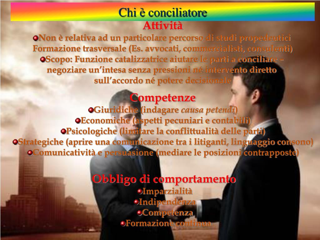 PPT - La Conciliazione nel terzo millennio PowerPoint Presentation ...