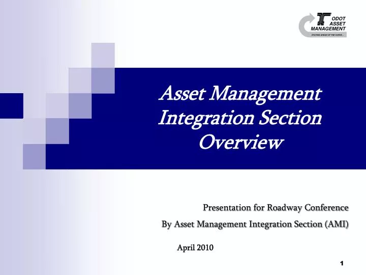 PPT - Asset Management Integration Section Overview PowerPoint ...