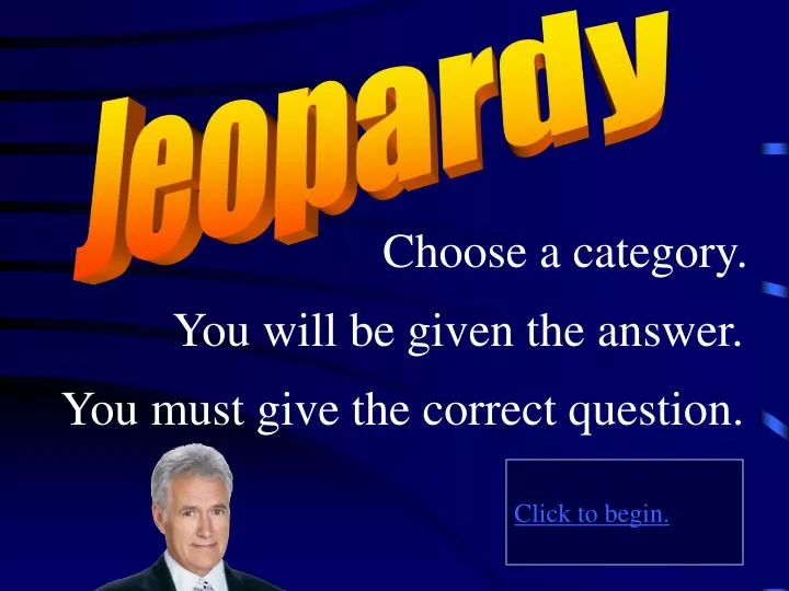 PPT - Jeopardy PowerPoint Presentation, free download - ID:6148126