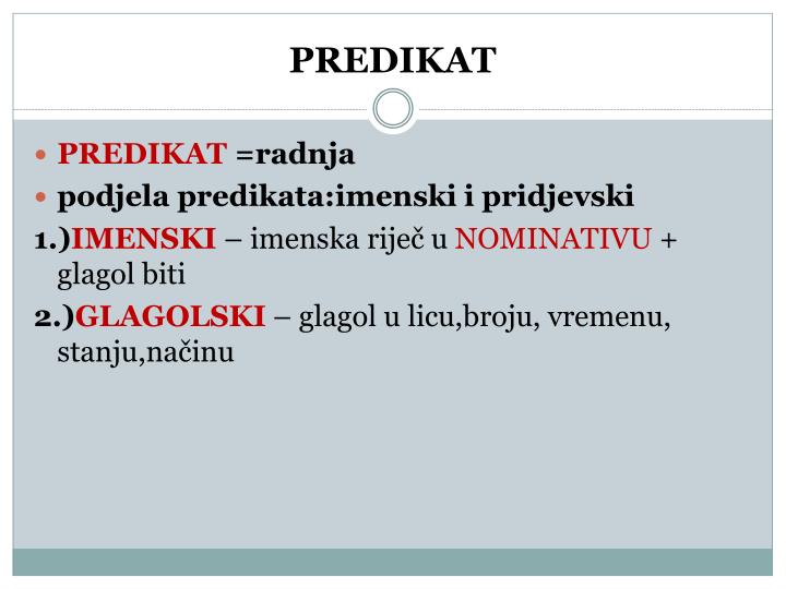 PPT - VRSTE I SLUŽBE RIJEČI U REČENICI PowerPoint Presentation - ID:6148878