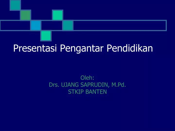 PPT - Presentasi Pengantar Pendidikan PowerPoint Presentation, free ...