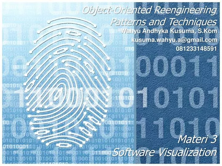 Ppt Object Oriented Reengineering Patterns And Techniques Powerpoint