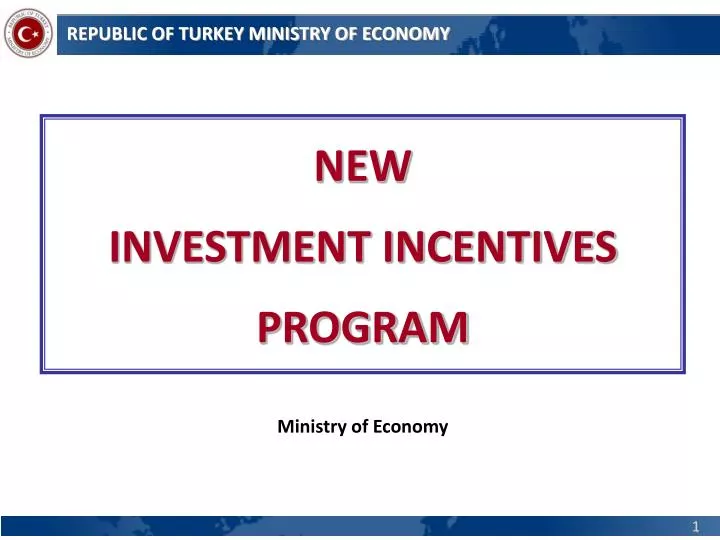 PPT - NEW INVESTMENT INCENTIVES PROGRAM PowerPoint Presentation, free ...