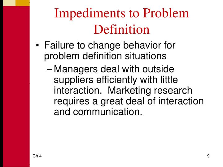PPT - Defining the Problem and Determining Research Objectives ...